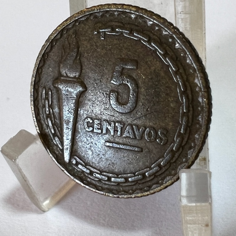 Moeda Peru 5 Centavos 1954 Sol Peruano Comemorativa | Shopee Brasil