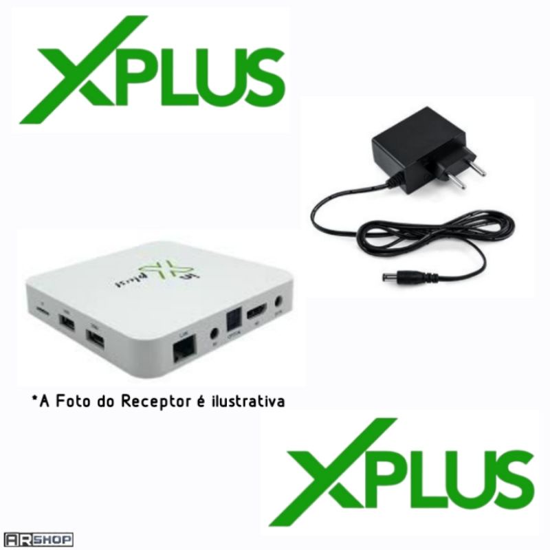 Fonte 5v para Receptor Xplus / in x plus | Shopee Brasil
