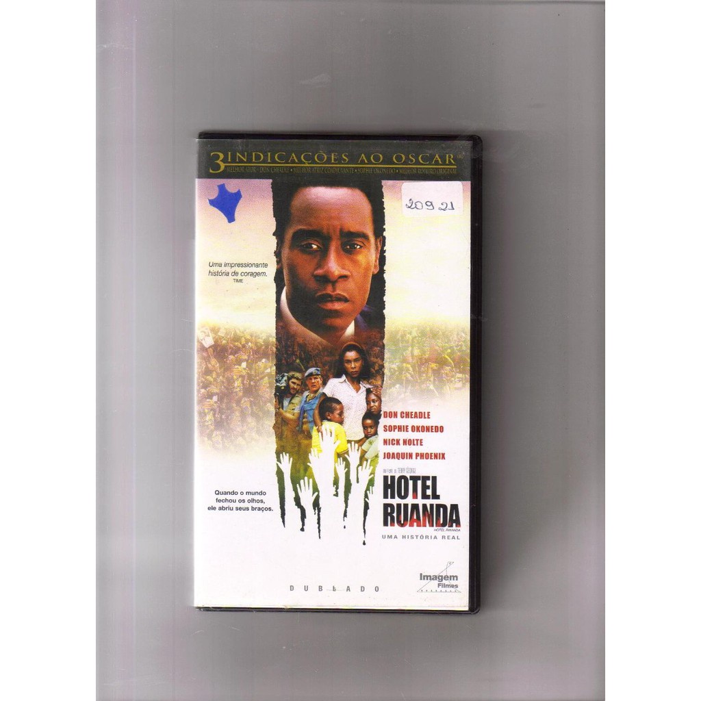 Vhs Hotel Ruanda, Don Cheadle, Sophie Okonedo - Dublado | Shopee Brasil