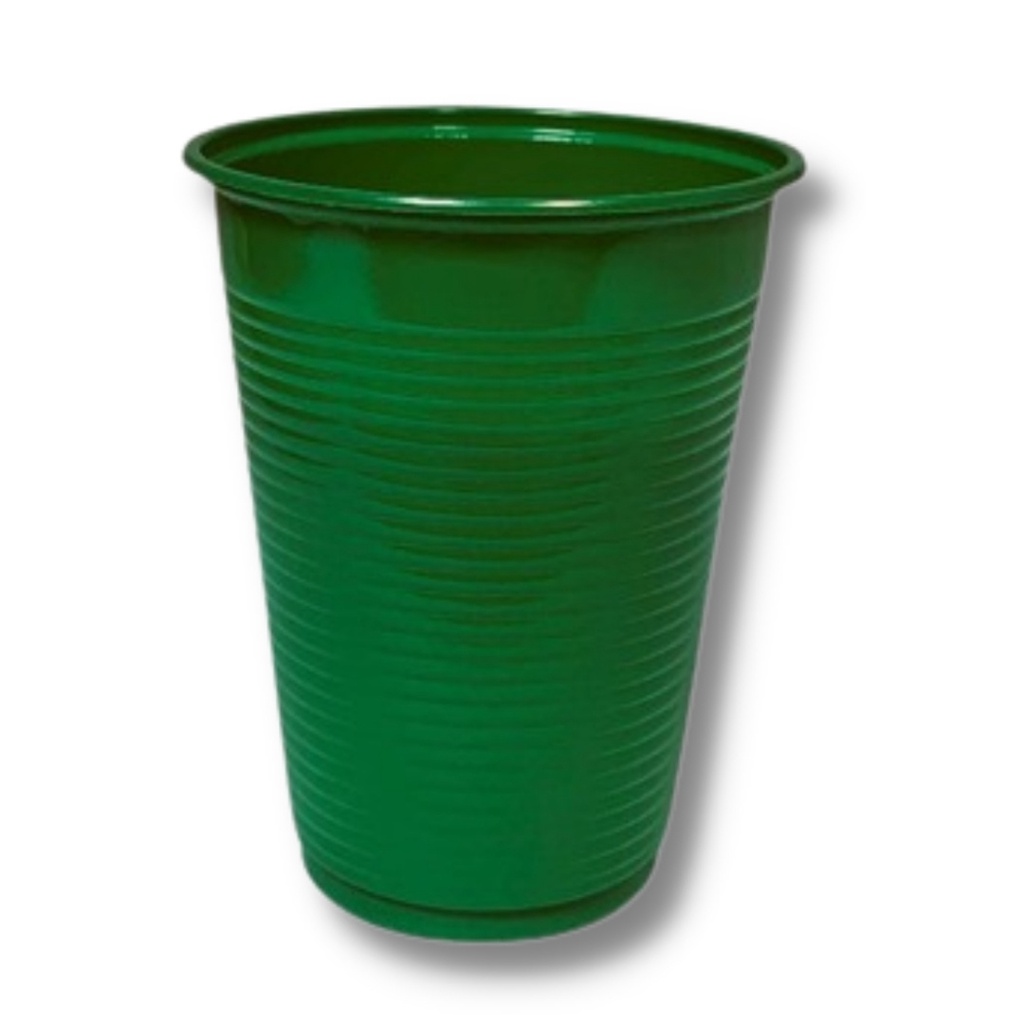 Copos 200ml Plásticos Descartáveis Coloridos da Trik Trik Cor Verde ...