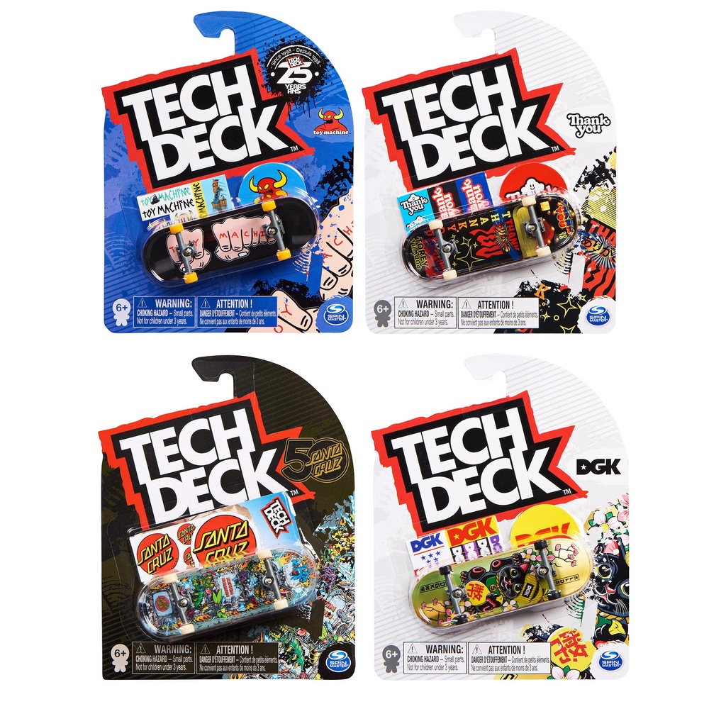 Skate De Dedo Tech Deck Profissional Finesse mais Adesivos | Shopee Brasil