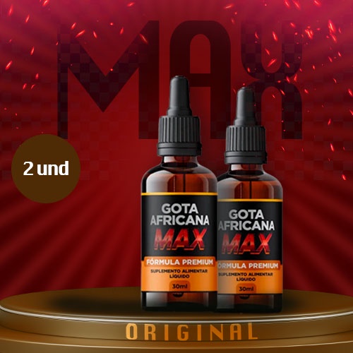 Big Oferta Kit 2 Frascos Gota Africana MAX Super Potente Oficial | Shopee Brasil
