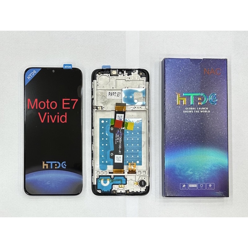 Tela Touch Display Lcd Moto E7 Xt-2095 Vivid Com aro | Shopee Brasil