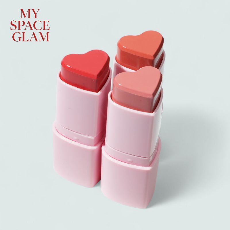 Blush Stick Coração Lovely Dopamine - Ruby Rose | Shopee Brasil