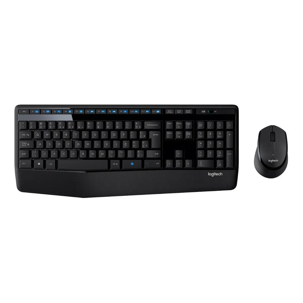 Teclado e Mouse sem fio Logitech MK345 Layout ABNT2 | Shopee Brasil