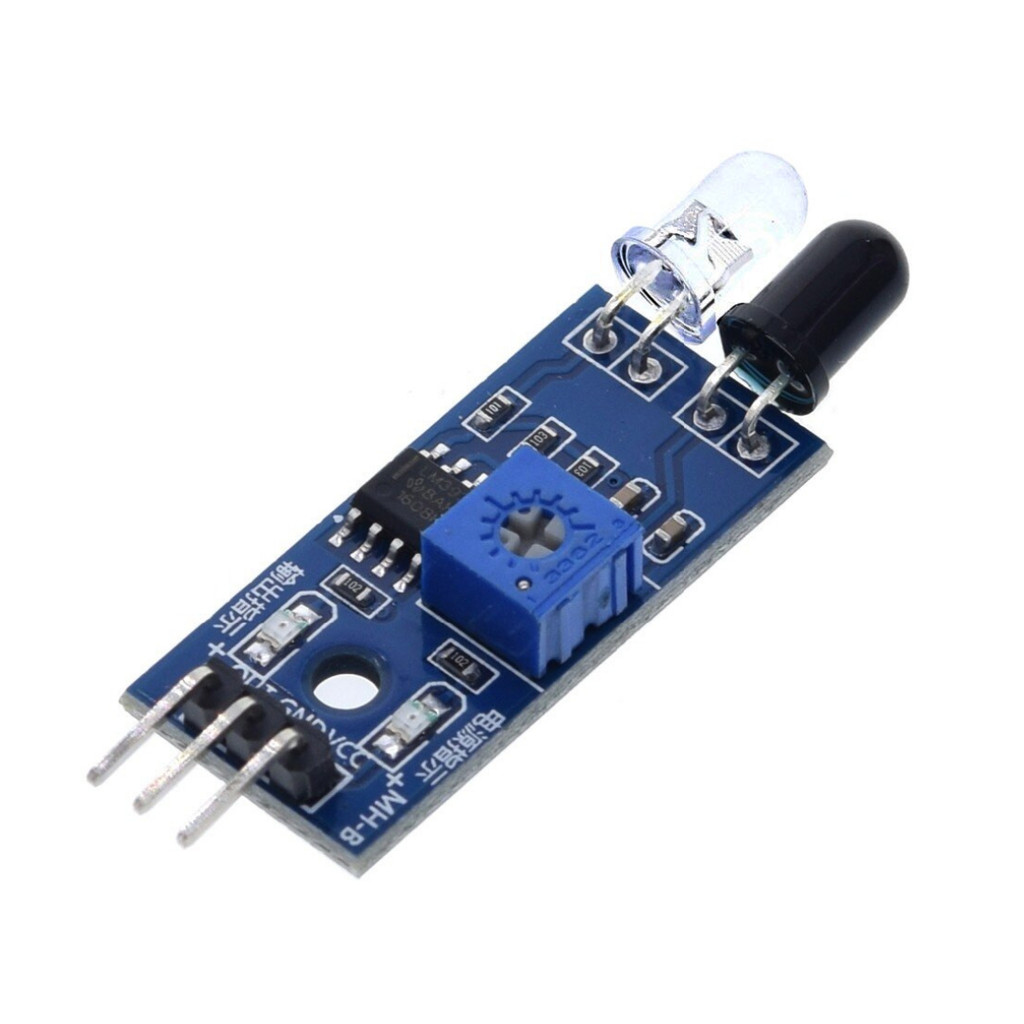 Sensor De Obstáculo Reflexivo Infravermelho Lm393 Arduino | Shopee Brasil