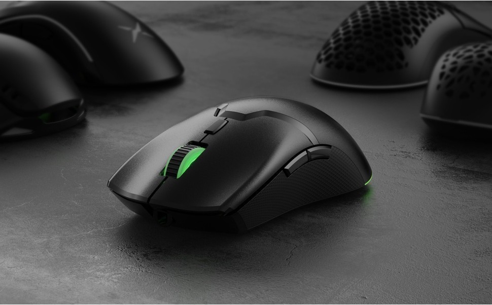 Delux M800pro M800 pro PAW3370 RGB Mouse Para Jogos Óptico Recarregável Programável Sem Fio Tipo ...