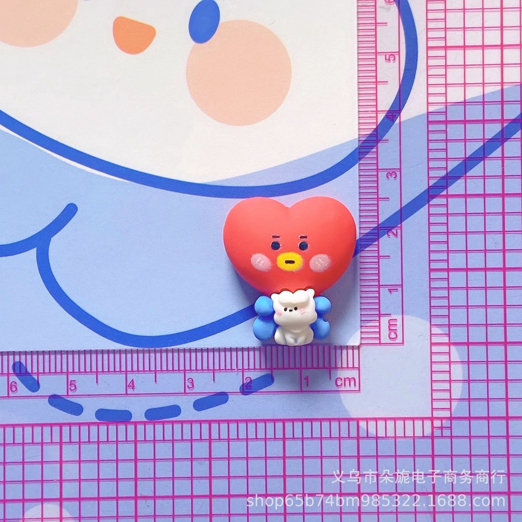 Desenho Animado SHOOKY BTS Jibbitz Para Croc Kpop Bt21 Jibits Charm ...