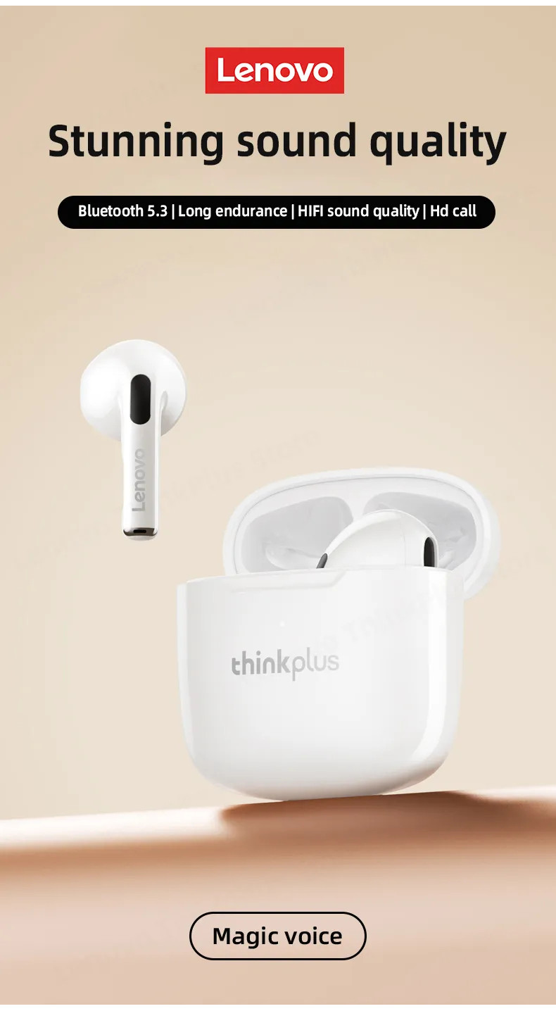Fone De Ouvido Sem Fio Thinkplus LP1 True Wireless Bluetooth 5.3 ...