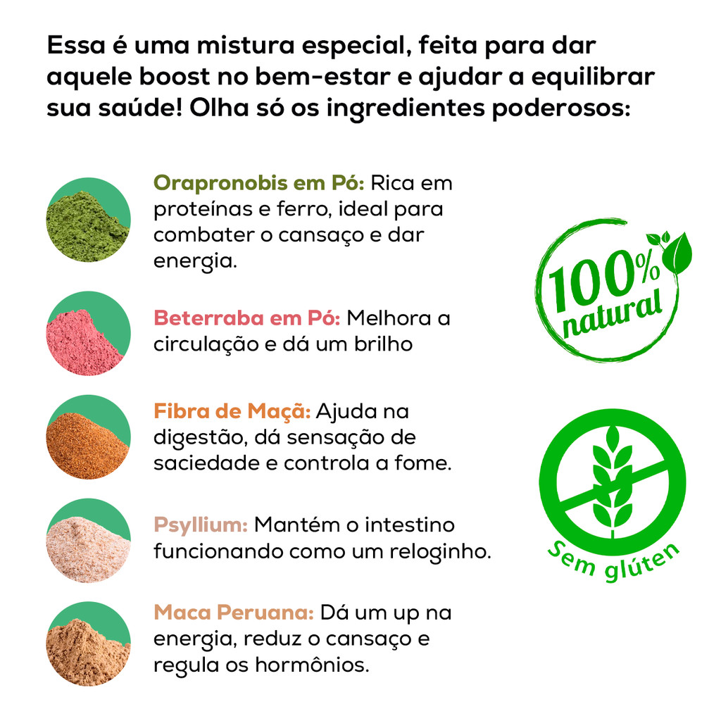 Kit Farinha Funcional para Mulheres com Psyllium | Shopee Brasil