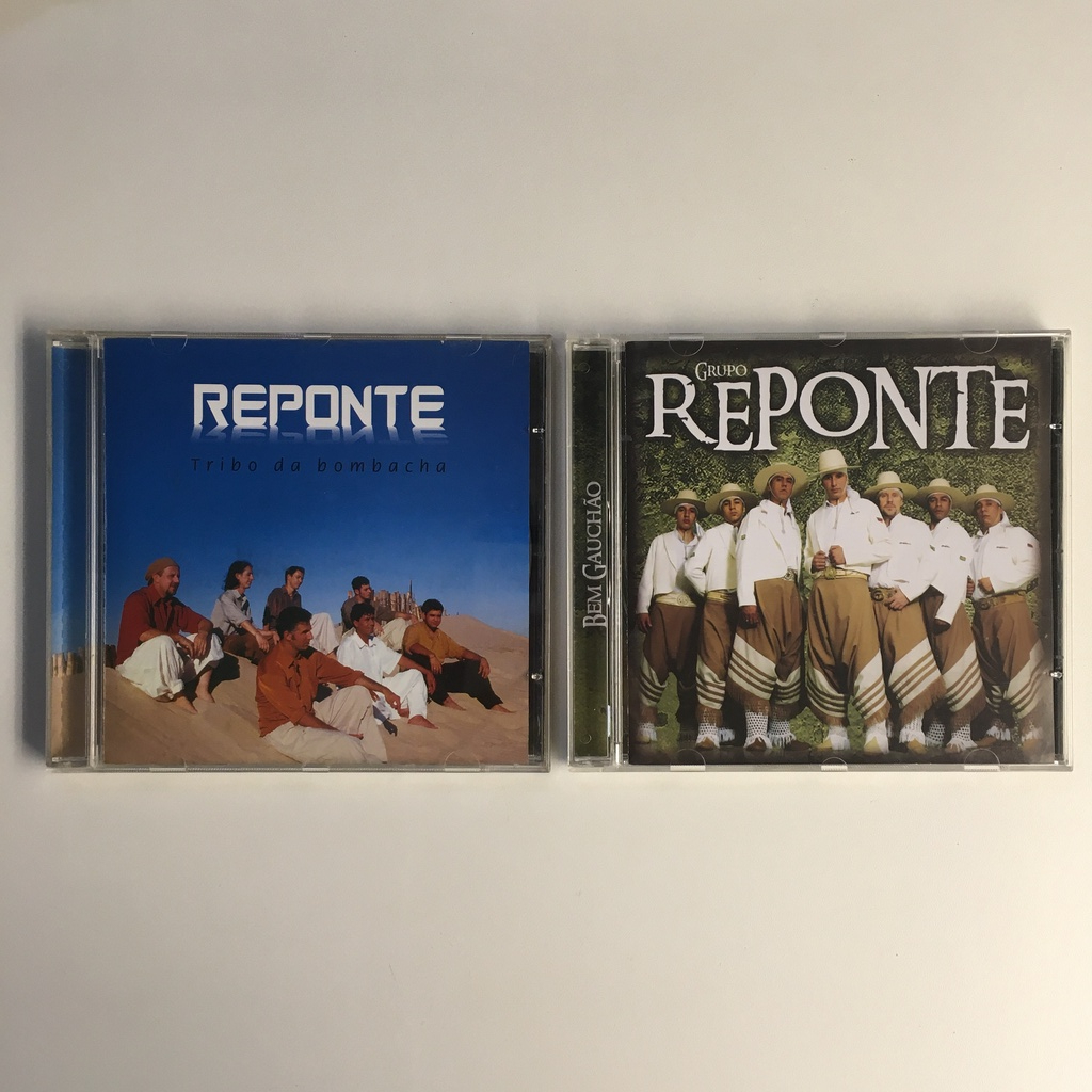 Combo CD gaúcho Grupo Reponte - Tribo da Bombacha / Bem Gauchão | Shopee Brasil