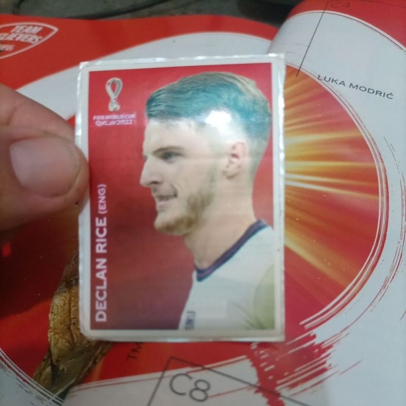 Figurinha da coca cola Declan Rice Inglaterra | Shopee Brasil