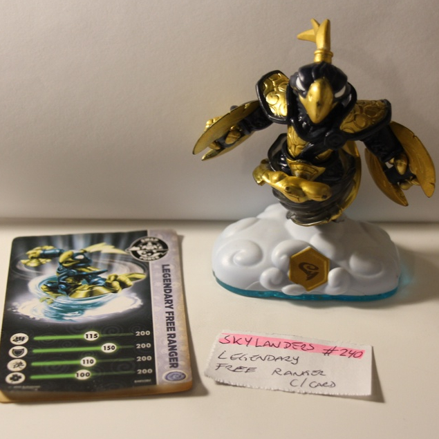 SKYLANDERS (H240) LEGENDARY FREE RANGER COM CARD (REF Y) | Shopee Brasil