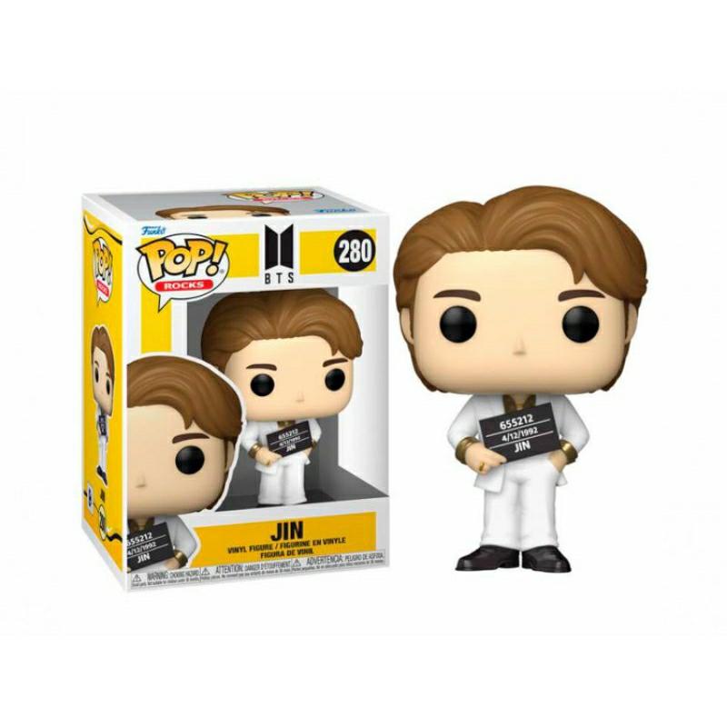 FUNKO POP ROCKS BTS S3 - JIN 280 | Shopee Brasil