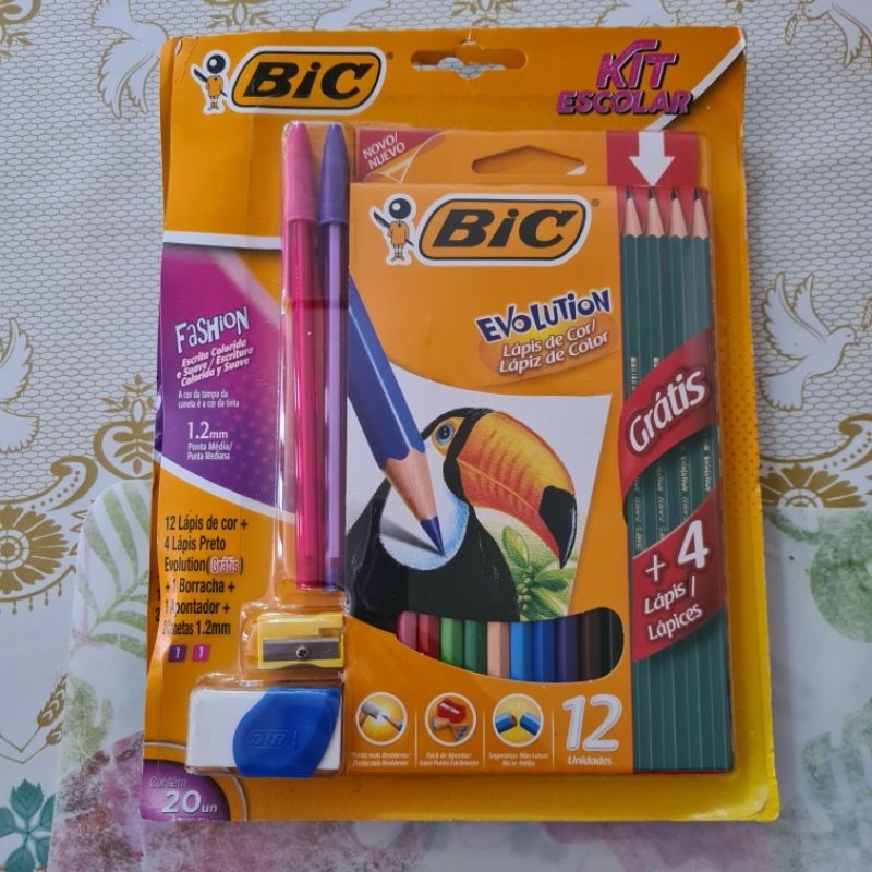 Kit escolar Bic | Shopee Brasil