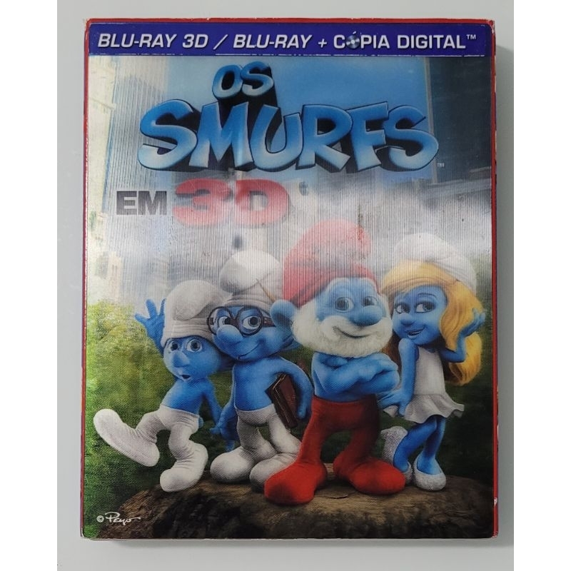 Blu-ray Os Smurfs-3D+2D-Com Luva | Shopee Brasil