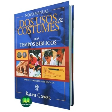 Novo manual dos usos e costumes dos tempos biblicos | Shopee Brasil