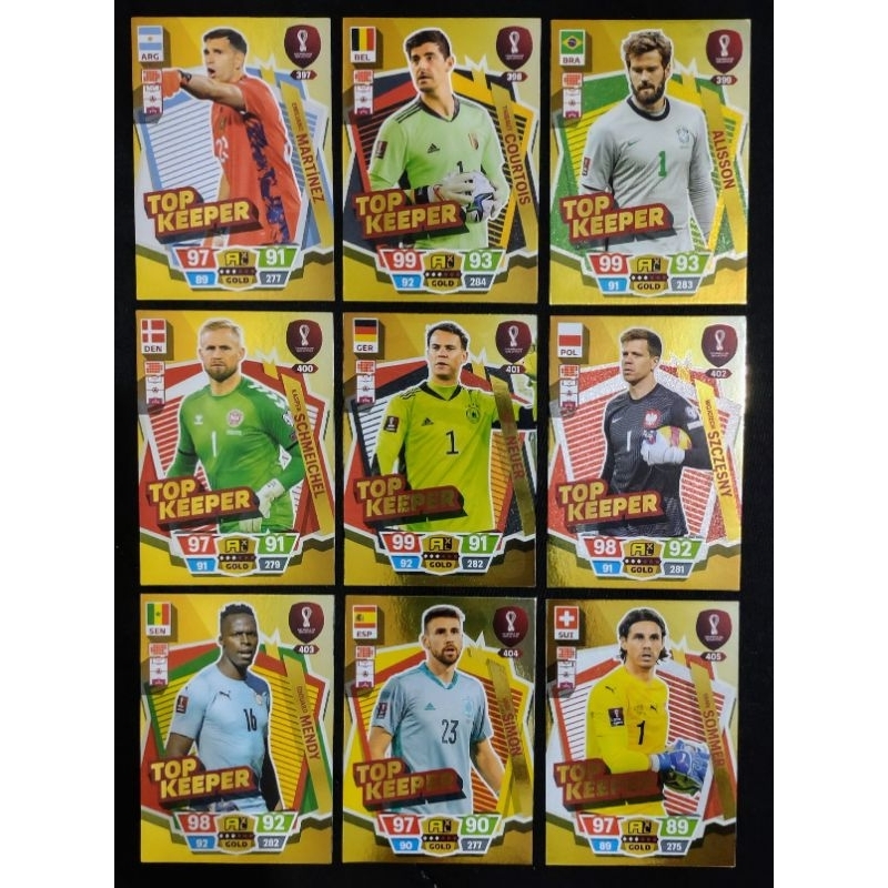 Adrenalyn FIFA World Cup Qatar 2022 Cards Top Keeper | Shopee Brasil