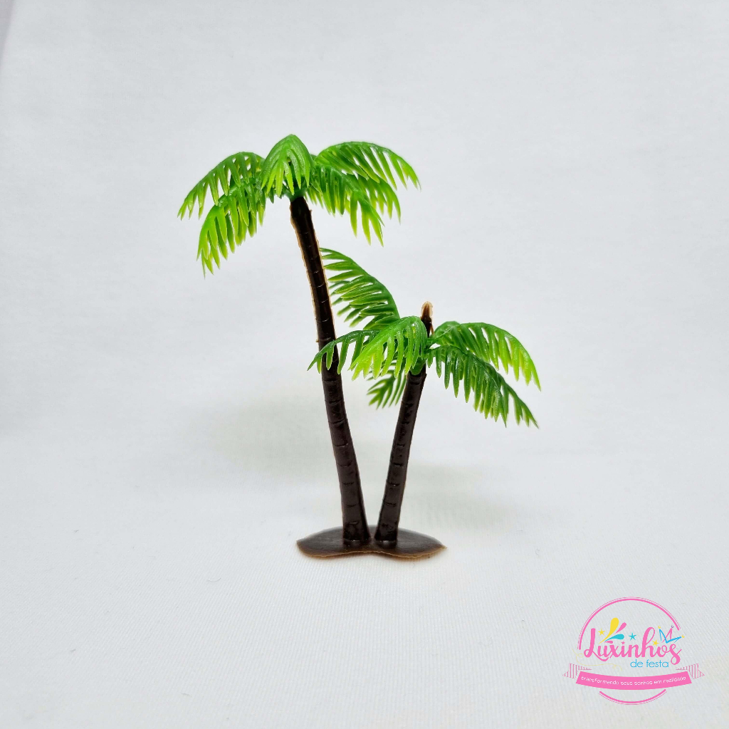 Mini Árvore Coqueiro de Plástico 10cm - 5 Unidades | Shopee Brasil