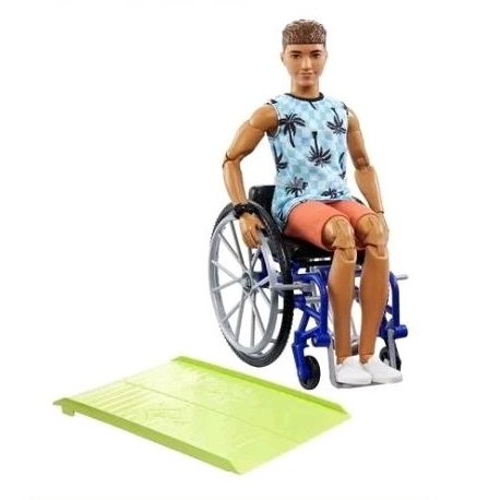 Ken Fashionista Articulado Boneco Ken Cadeirante 196 | Shopee Brasil