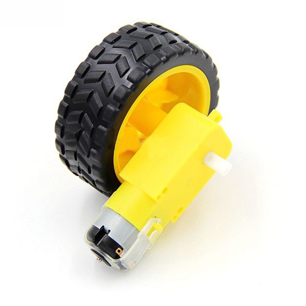 Kit Roda + Motor para Carro Inteligente Arduino Robotica Automacao ...