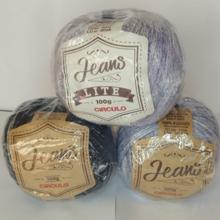 Fio Linha Jeans Círculo 100g | Shopee Brasil