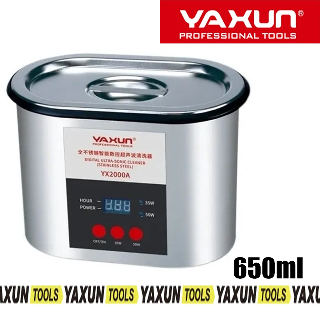 Banheira Ultrassonica (650ml) Cuba Digital Yaxun YX2000A Limpeza Eletronica | Shopee Brasil