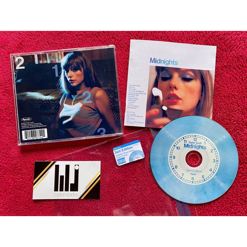 CD: Taylor Swift - MIDNIGHTS 3 AM - FAN MADE | Shopee Brasil