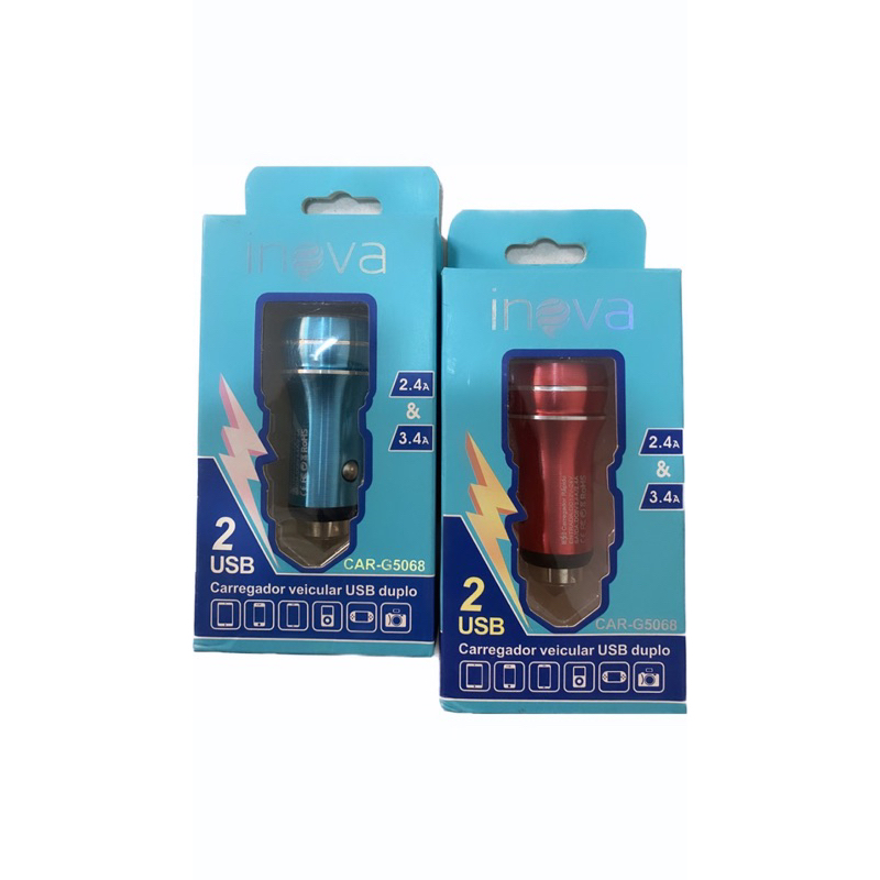 Carregador Veicular Inova | Shopee Brasil