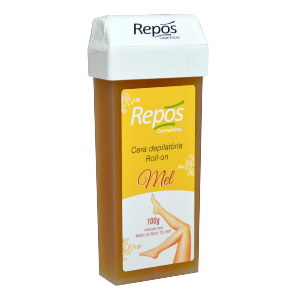Cera Depilatória Roll-On MEL 100g - Repos | Shopee Brasil