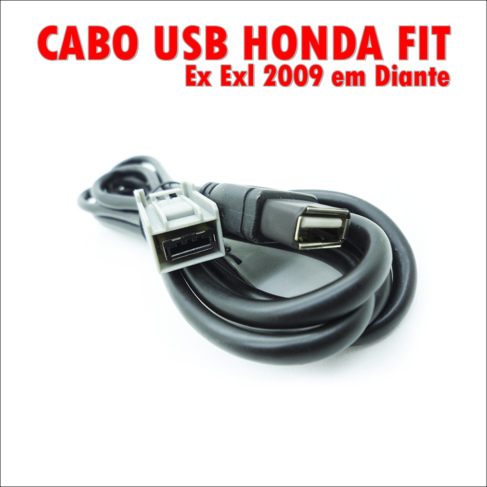 Cabo Usb Honda Fit Ex Exl Som Original 2009 Em Diante | Shopee Brasil