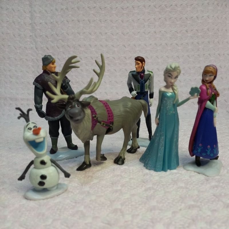 Personagens Filme Frozen em miniatura Disney | Shopee Brasil