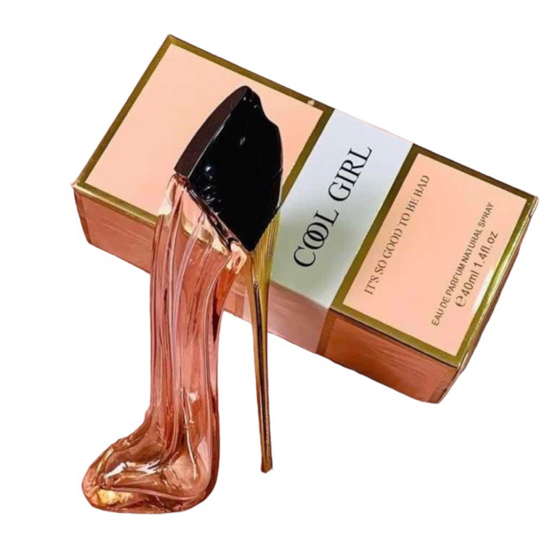 Perfume feminino sapatinho rosa 40ml | Shopee Brasil