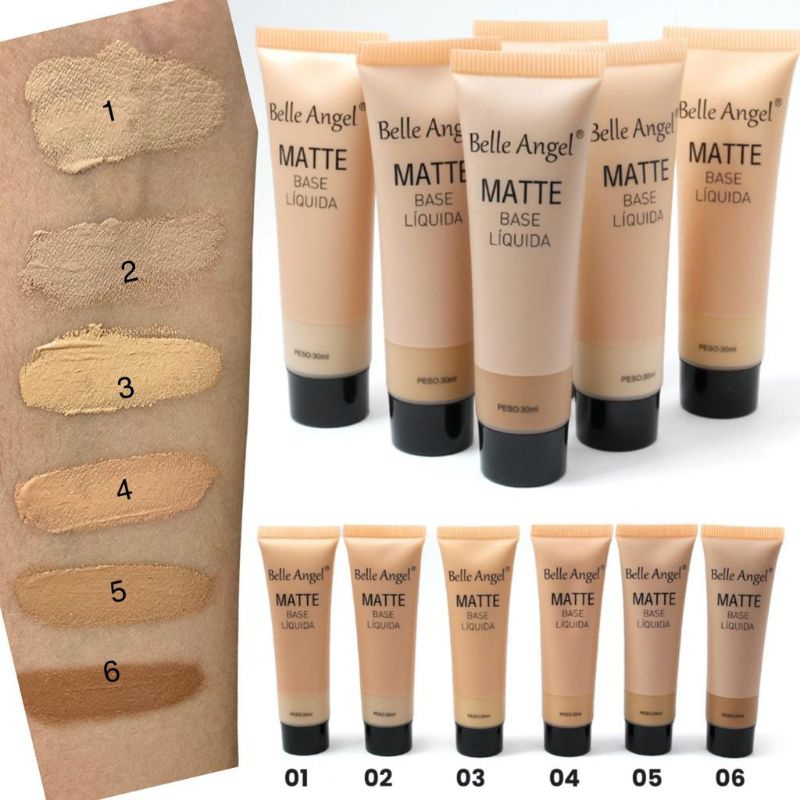 Base Liquida Matte - Belle Angel | Shopee Brasil