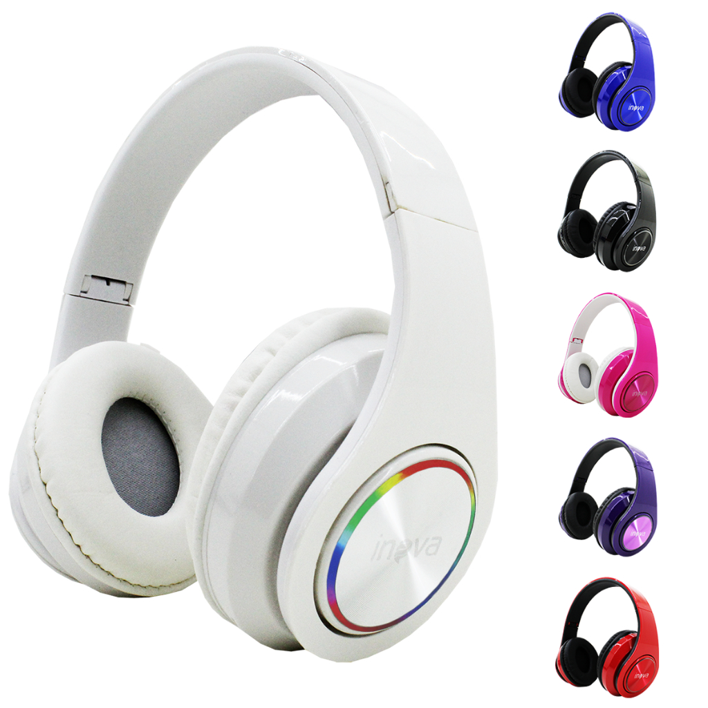 Fone de Ouvido Bluetooth Com LED Sem Fio Original Cores Wireless ...