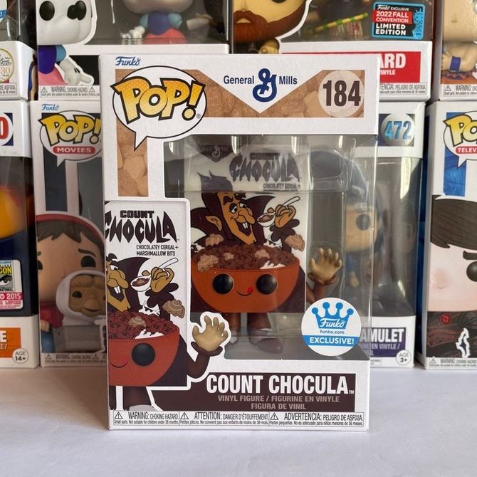 Funko Pop! Count Chocula Cereal Box - General Mills #184 | Shopee Brasil