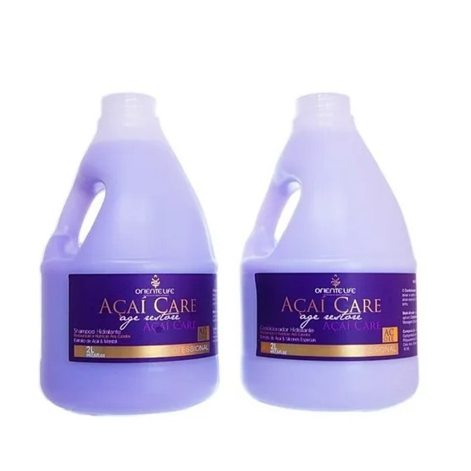 Kit Acai Shampoo + condicionador 2 litros Oriente Life | Shopee Brasil