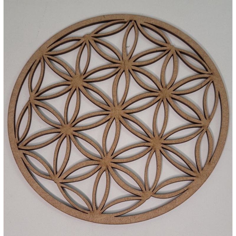 Mandala flor da vida 30cm em MDF | Shopee Brasil