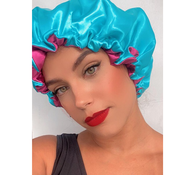 Touca Cetim Dupla Face e 1 Scruchie (Xuxinha) Cor Sortida* | Shopee Brasil