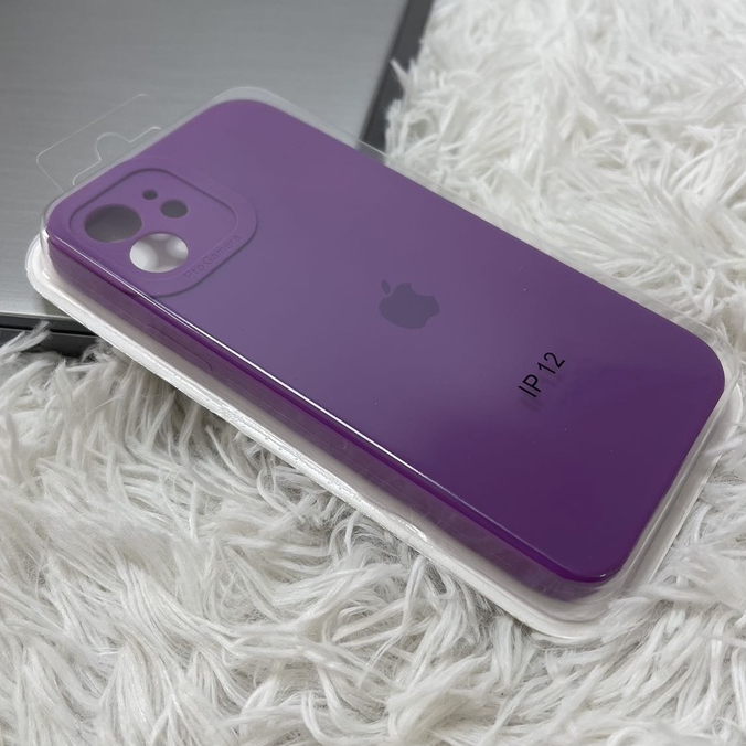 Capa Capinha iPhone 12 Silicone Case Aveludado com Logo | Shopee Brasil