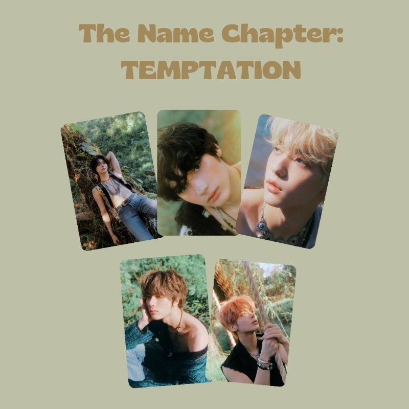 TXT PHOTOCARD TEMPTATION FANMADE K-POP FANMADE TXT | Shopee Brasil
