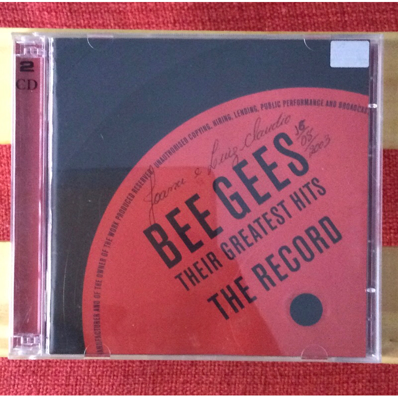 CD Duplo Bee Gees Their Greatest Hits The Record | Shopee Brasil