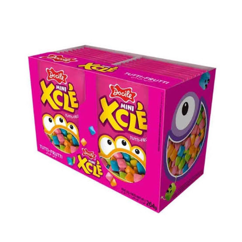 Mini Chiclete X-CLÉ Tutti-Frutti Docile 24x11g | Shopee Brasil