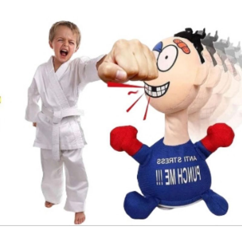 Boneco anti stress PUNCH ME novidade | Shopee Brasil
