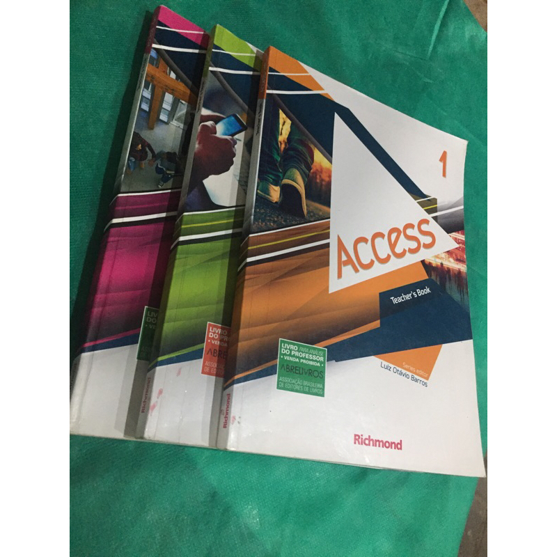 Access Teacher ‘s book ( Professor )1 edição 2016. | Shopee Brasil