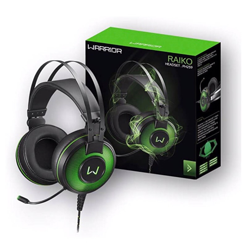 Headset Gamer Warrior Raiko 7.1 Usb Led Pc Multilaser Ph259 | Shopee Brasil