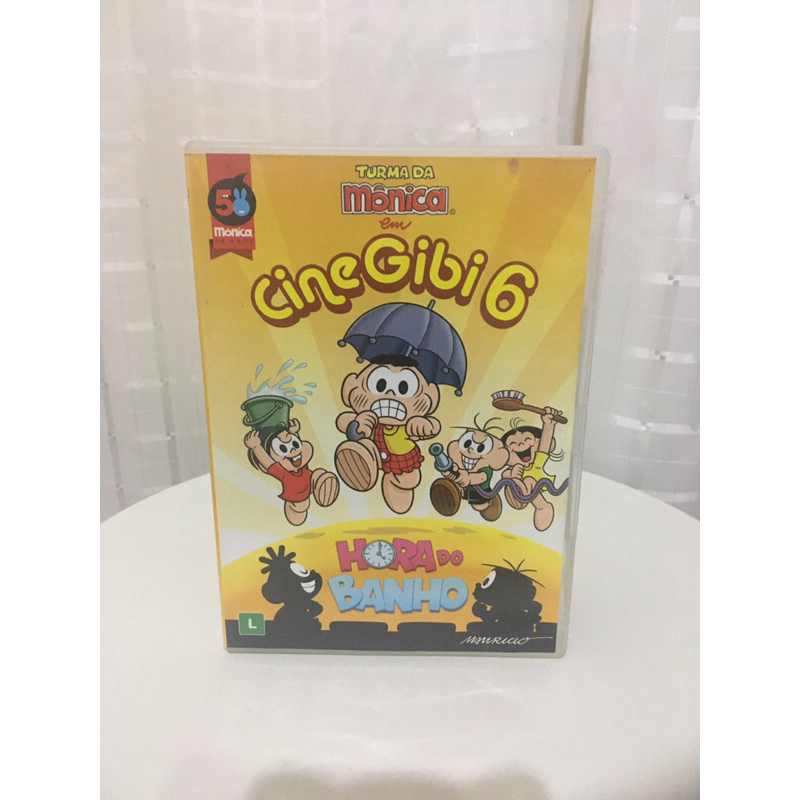 DVD Original - Turma da Mônica em Cine Gibi 6: Hora do Banho | Shopee Brasil
