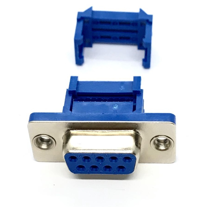 Conector DB09 para Flat Cable Fêmea - DS1034-09FBNSISS - db9 | Shopee ...