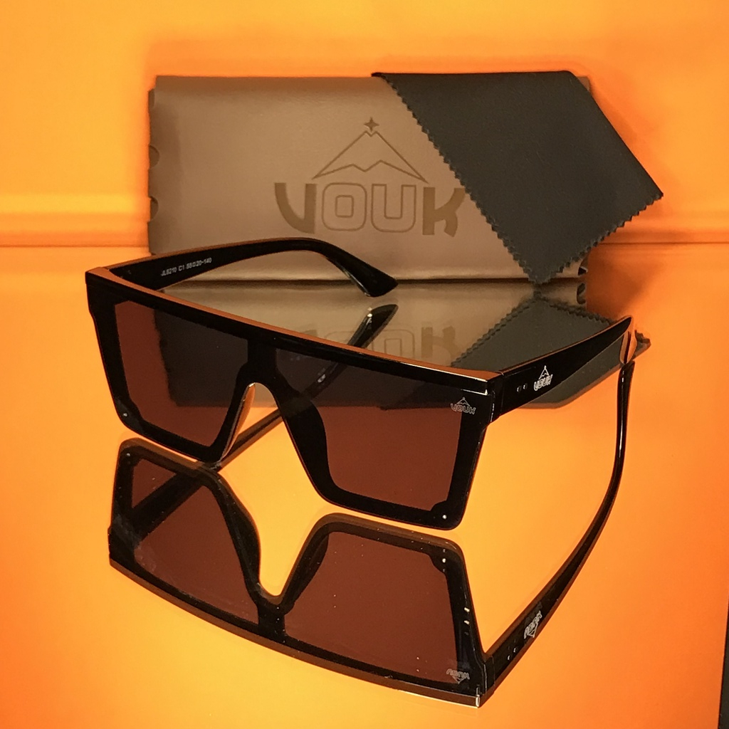 Óculos de Sol UV 400 Original Vouk Millionaire Masculino e Feminino Quadrado - Faz a Boa!