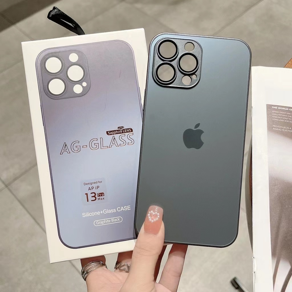 Capa Oficial De Vidro Fosco AG Para IPhone 13 Pro Max -12 -13 ---Matte ... Capa Oficial De Vidro Fosco AG Para IPhone 13 Pro Max -12 -13 ---Matte ...
